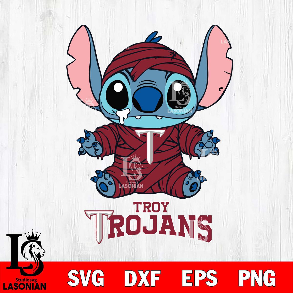 Troy Trojans Stitch Mummy – lasoniansvg