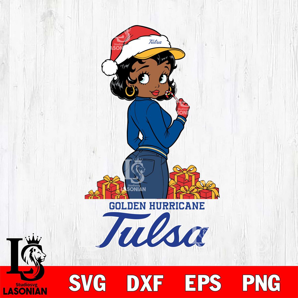 Tulsa Golden Hurricane Betty Boop Back – lasoniansvg