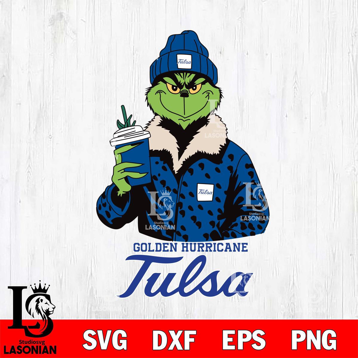 Tulsa Golden Hurricane Grinch Christmas – lasoniansvg