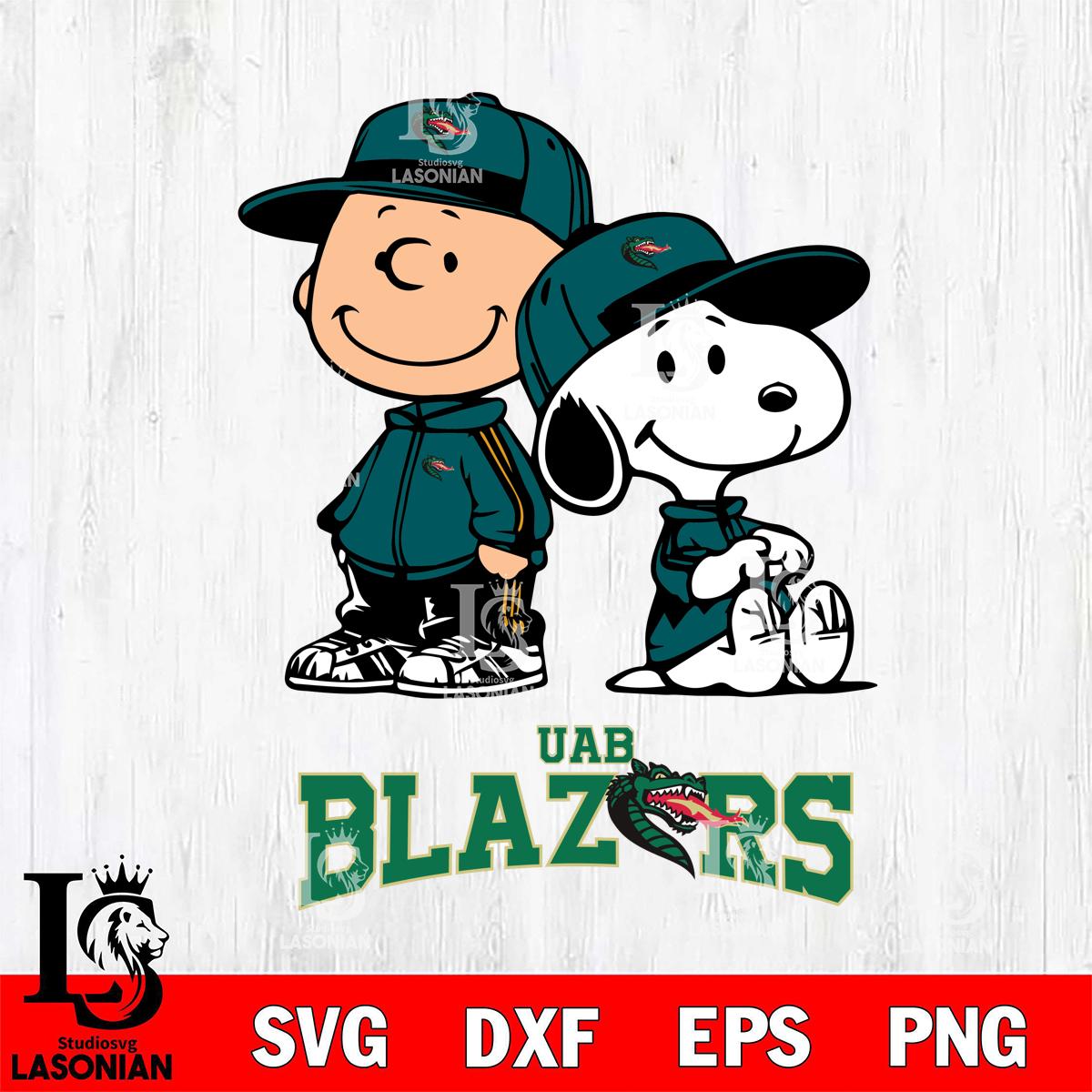 UAB Blazers Charlie Brown Snoopy Champions – lasoniansvg