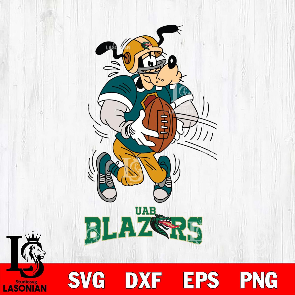 UAB Blazers Goofy Sport Football – lasoniansvg