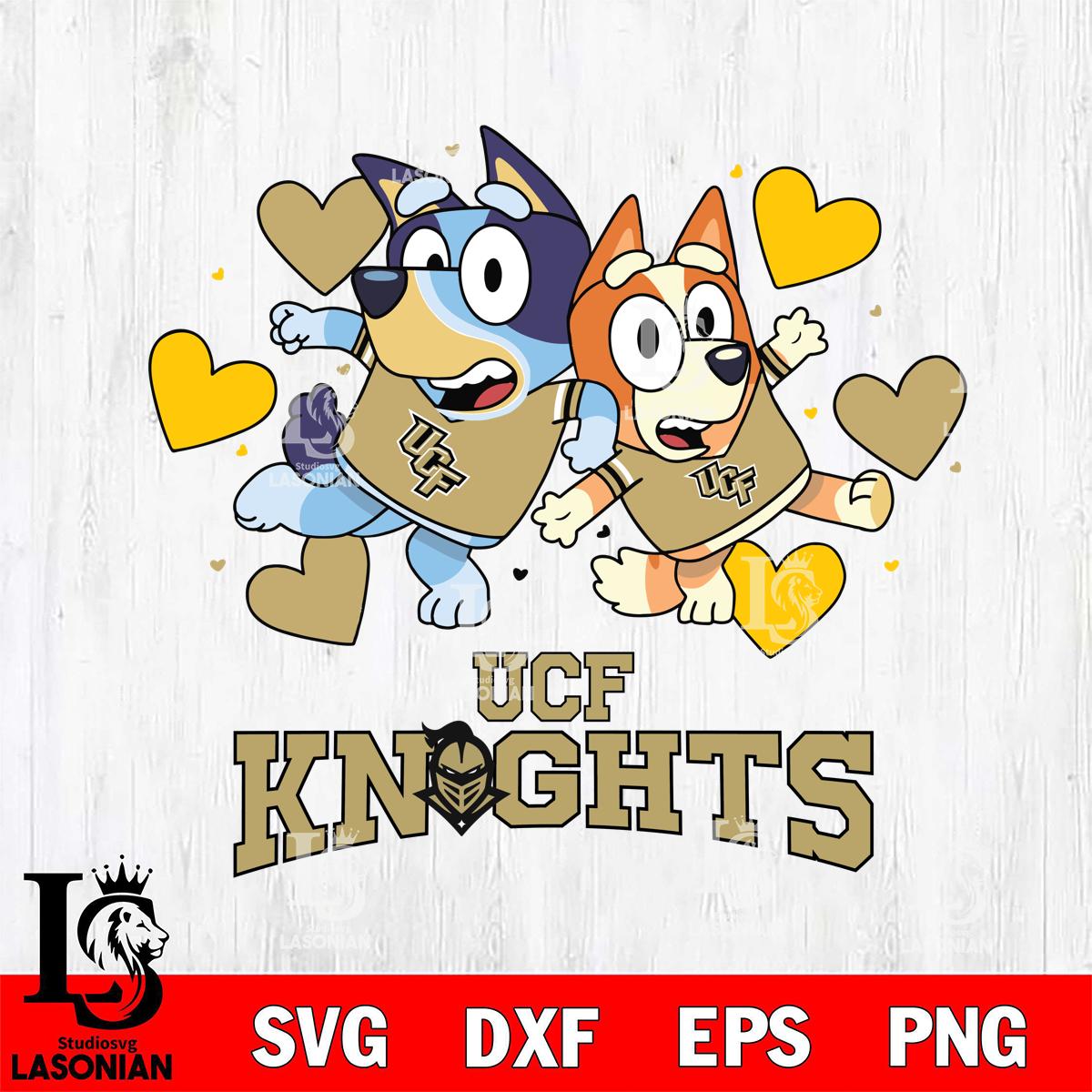 UCF Knights Bluey & Bingo 10 – lasoniansvg