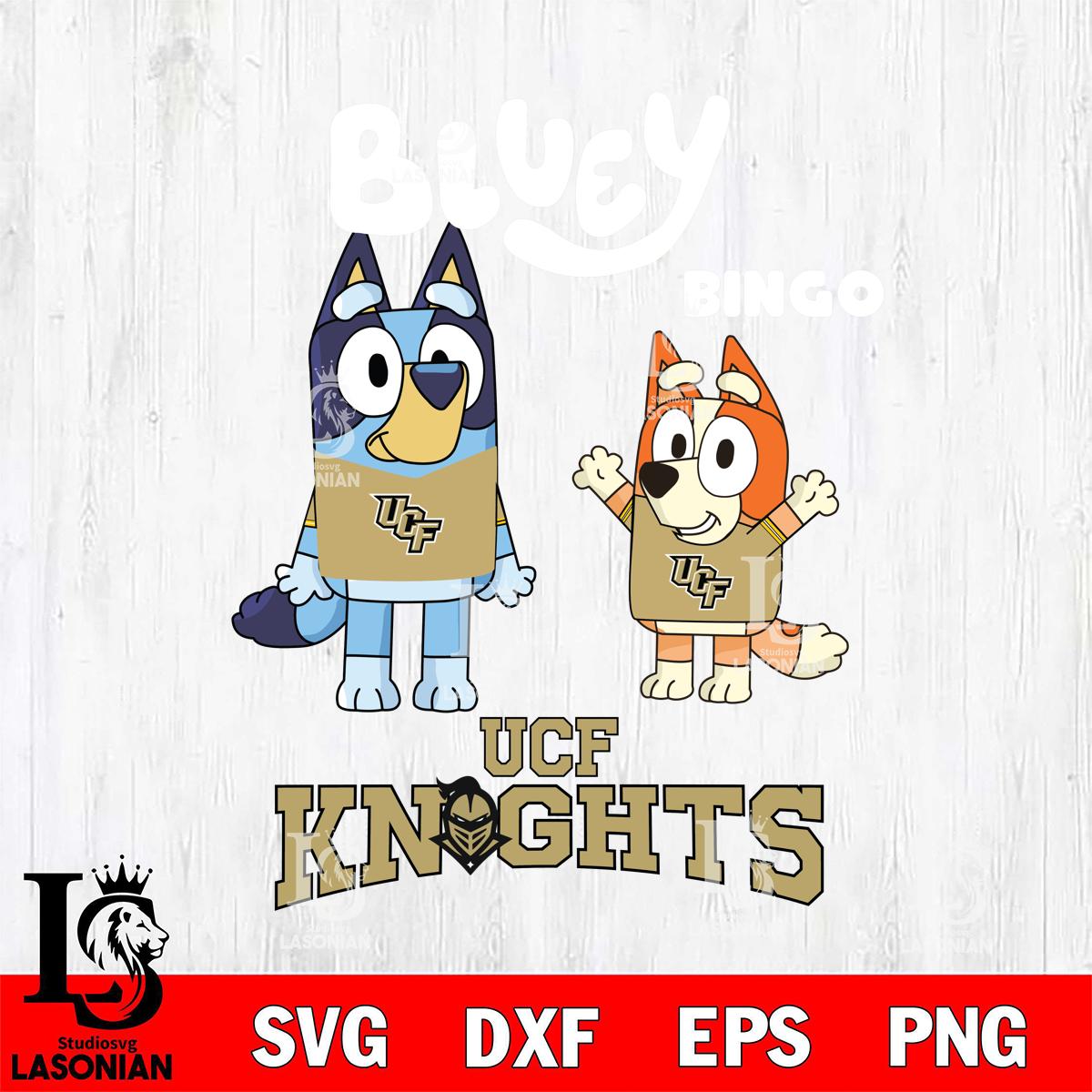 UCF Knights Bluey & Bingo 4 – lasoniansvg