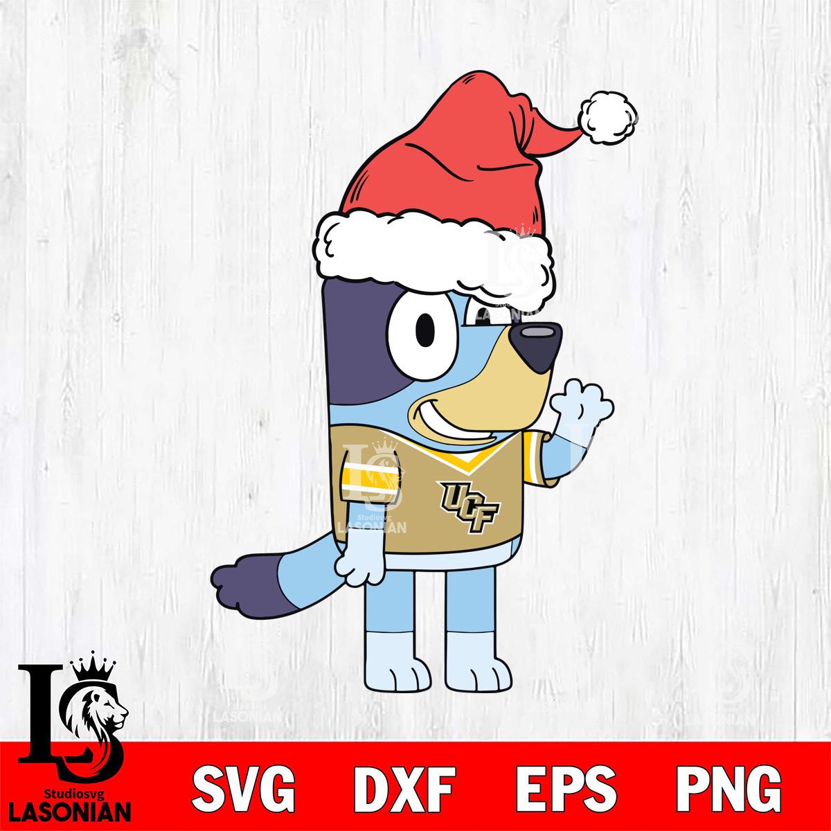 UCF Knights Bluey Christmas – lasoniansvg