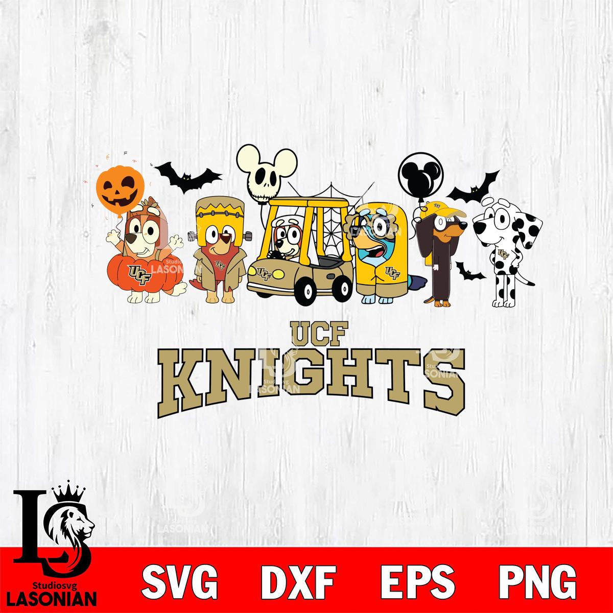UCF Knights Bluey Halloween – lasoniansvg
