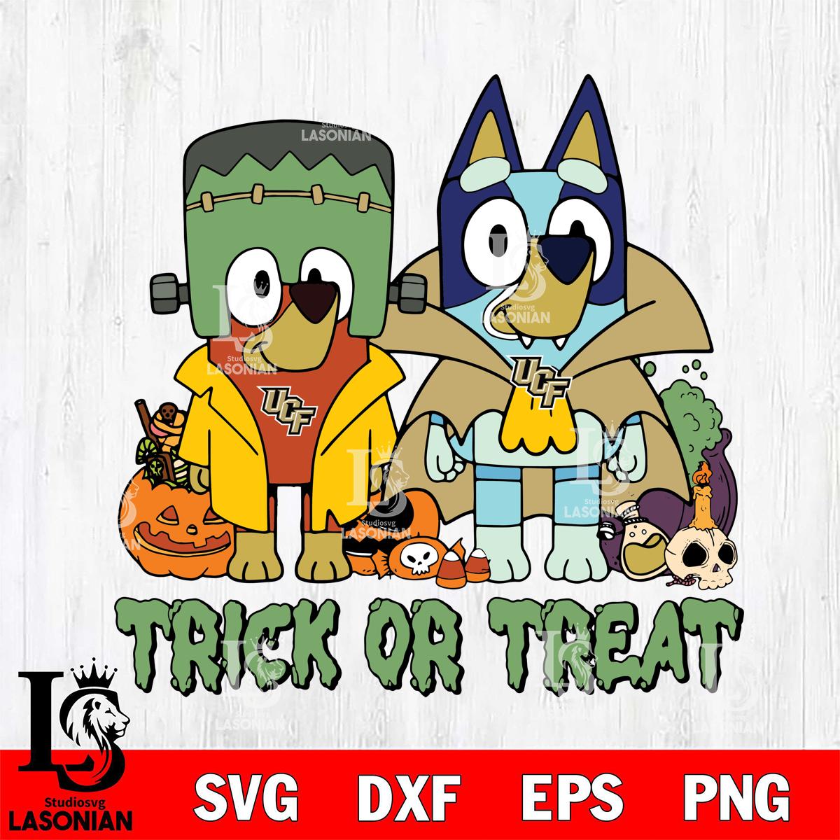 UCF Knights Bluey Halloween Trick or Treat – lasoniansvg