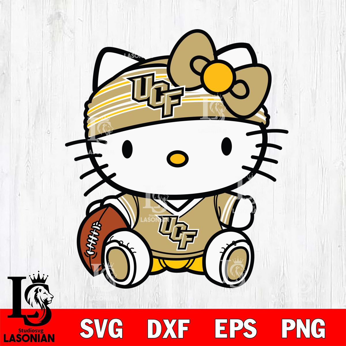 UCF Knights Cute Hello Kitty Football 12 – lasoniansvg