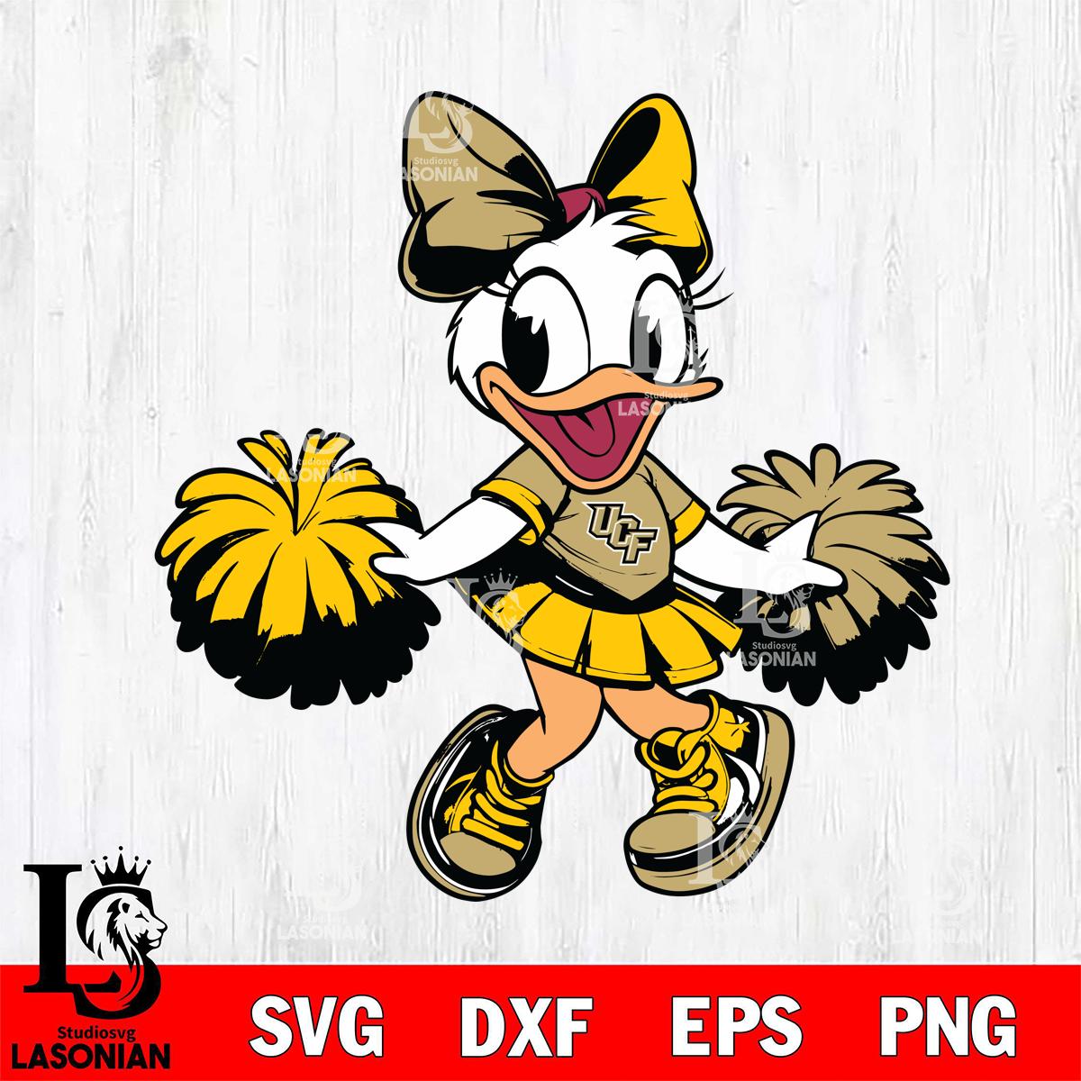 UCF Knights Daisy Duck Cheerleader – lasoniansvg