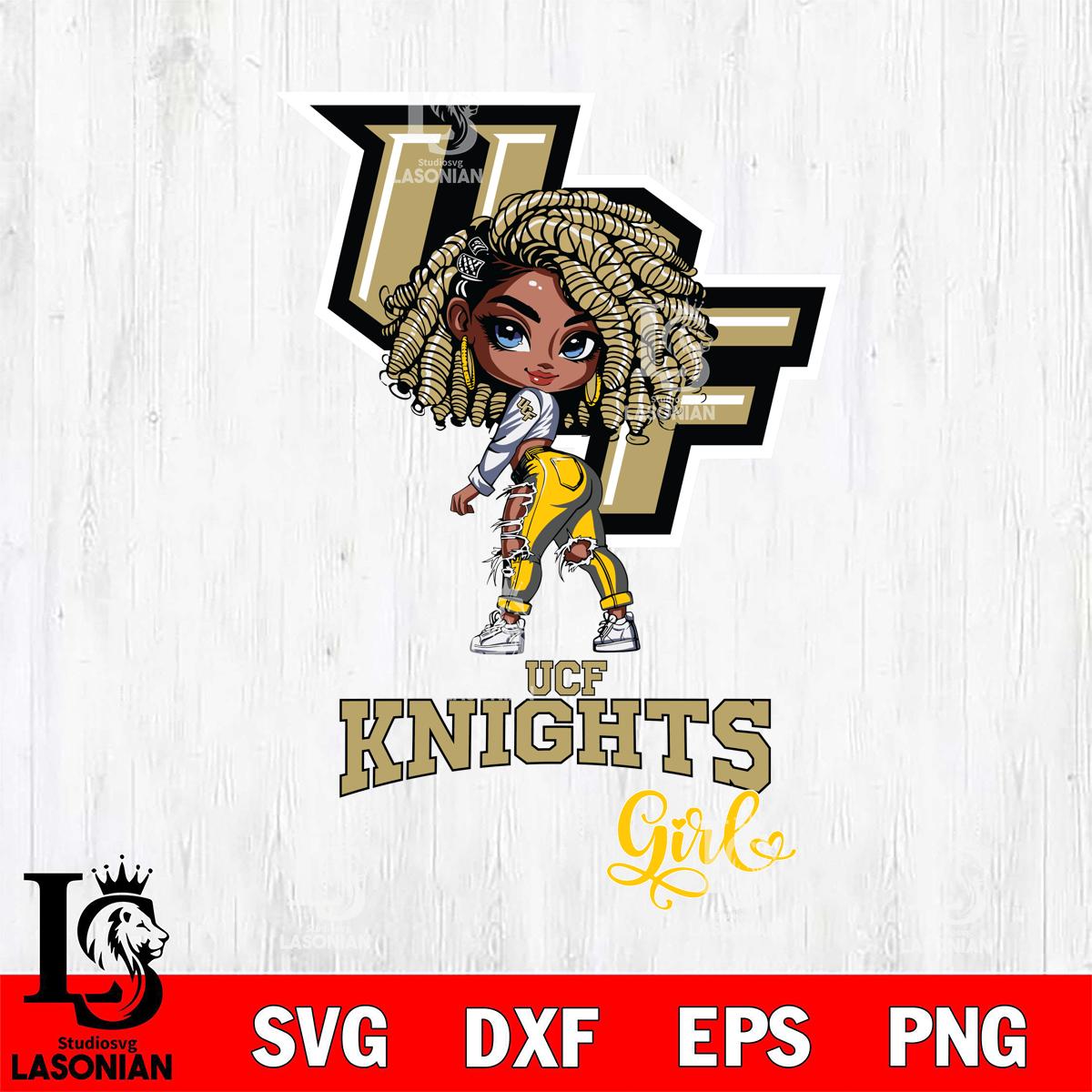 UCF Knights Fan Girl – lasoniansvg