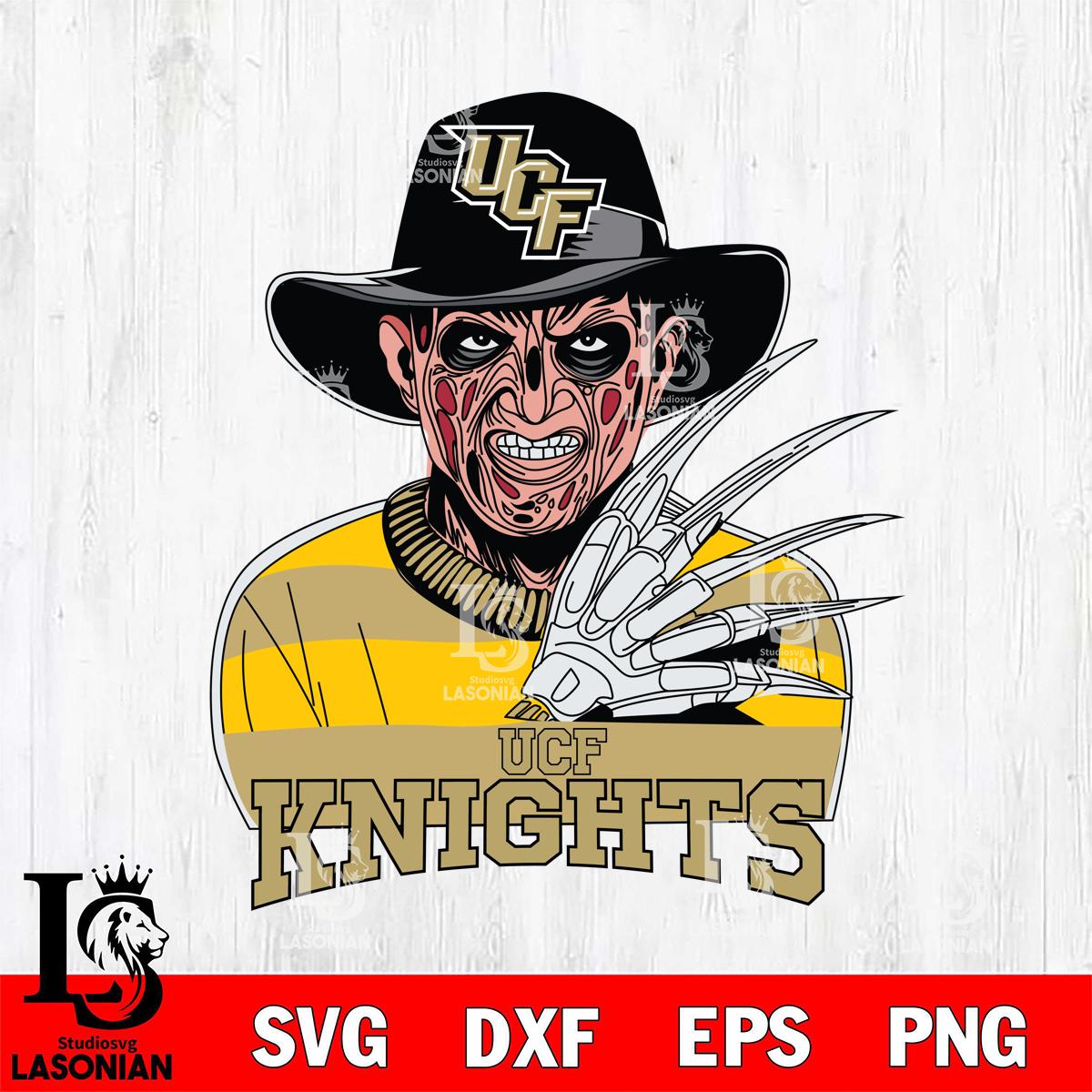 UCF Knights Freddy Krueger Horror Halloween – lasoniansvg