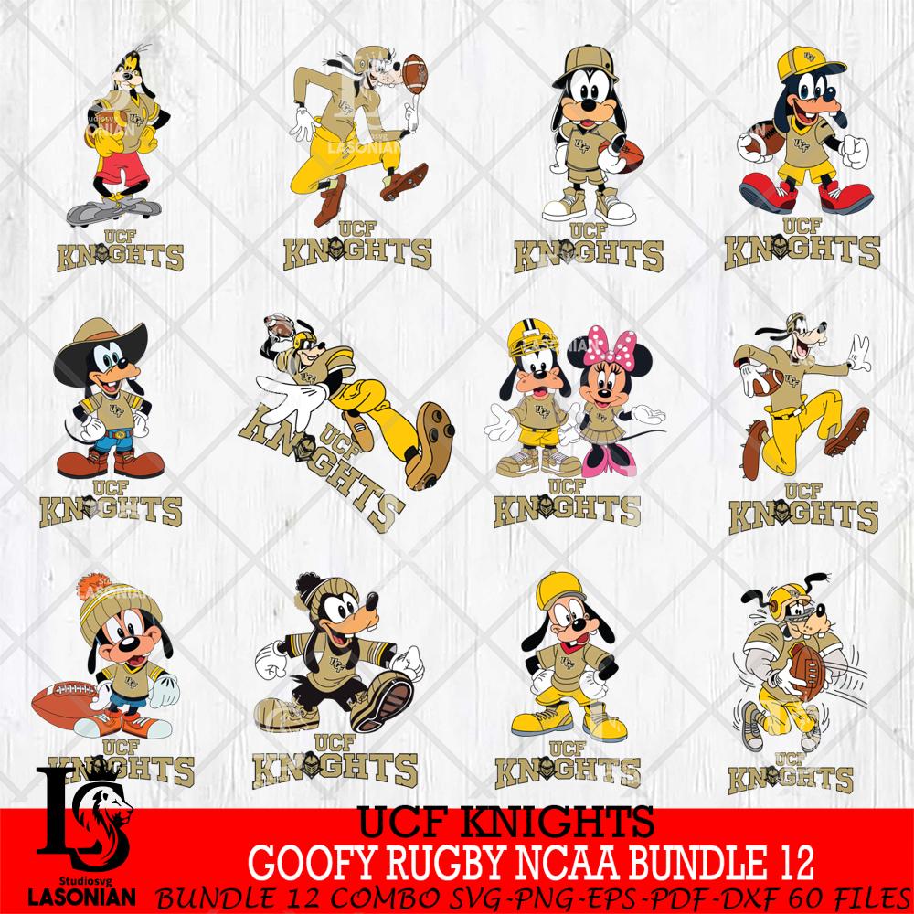 UCF Knights Goofy Rugby Disney NCAA Bundle 12 – lasoniansvg