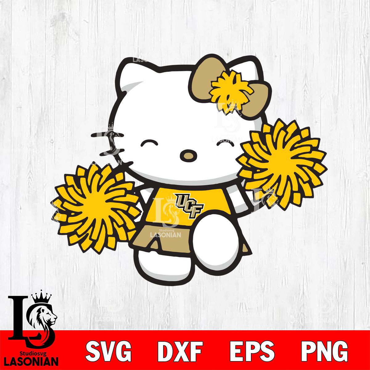 UCF Knights Hello Kitty Cheerleader – lasoniansvg