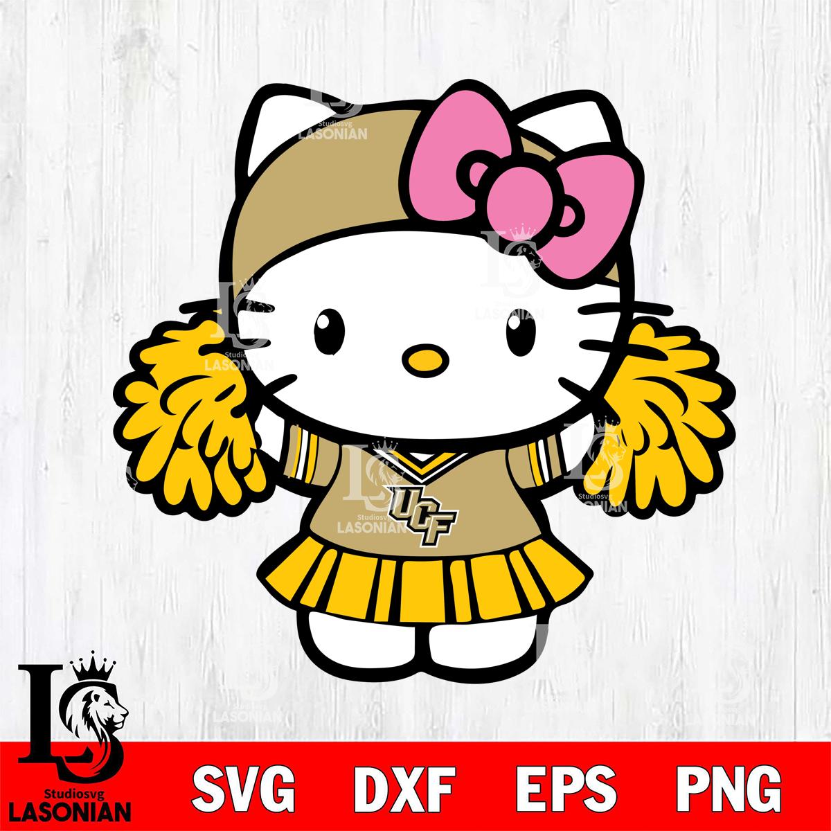 UCF Knights Hello Kitty Cheerleader 5 – lasoniansvg