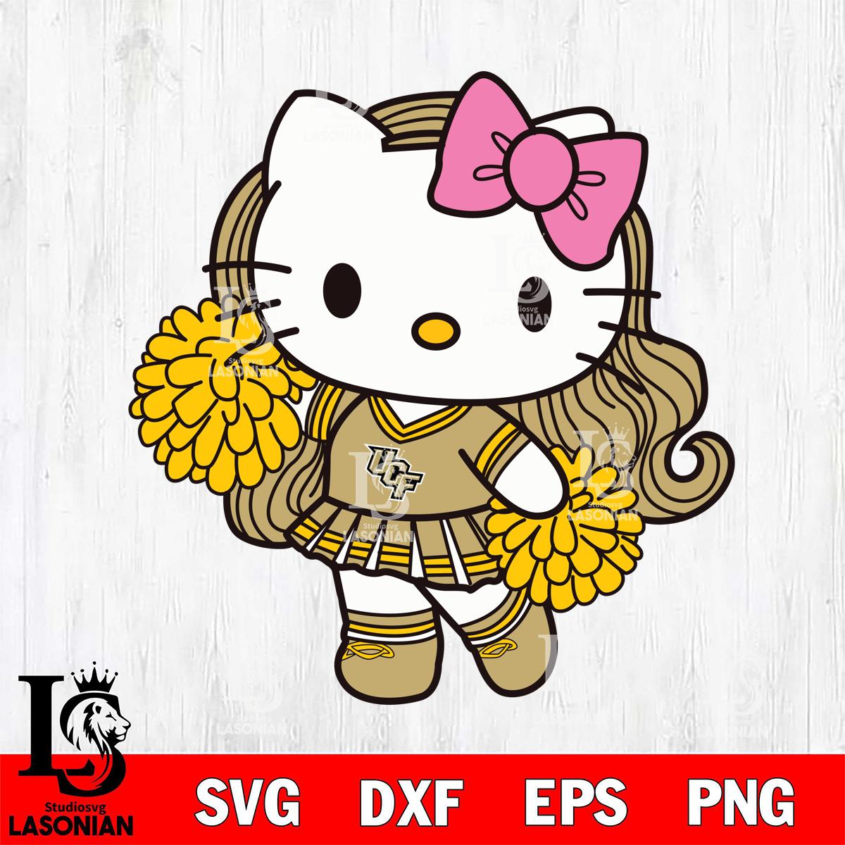 UCF Knights Hello Kitty Cheerleader 7 – lasoniansvg