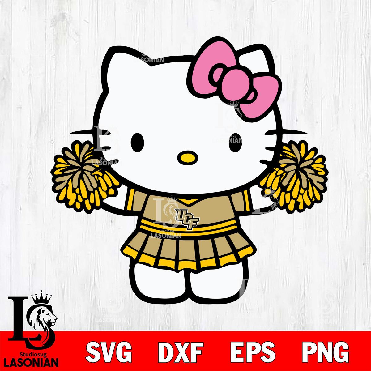 UCF Knights Hello Kitty Cheerleader 9 – lasoniansvg
