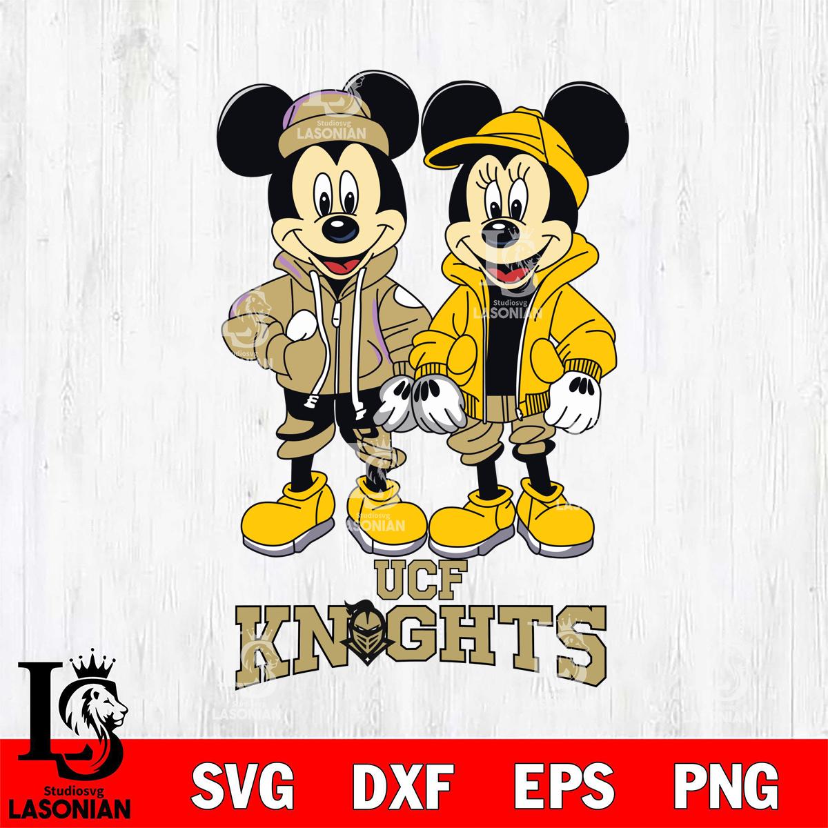 UCF Knights Mickey Minnie Mouse Football – lasoniansvg