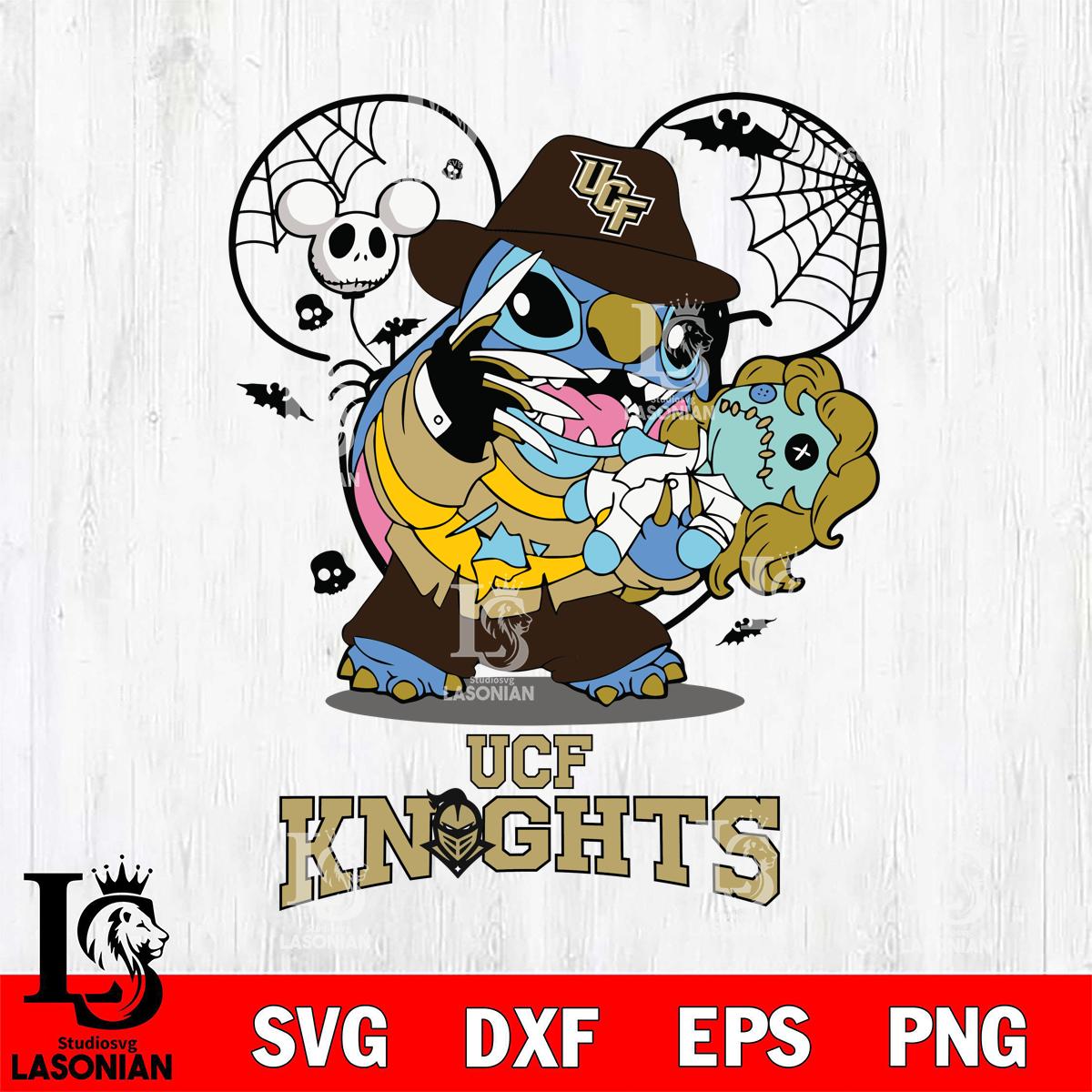 UCF Knights Stitch Freddy Krueger Halloween – lasoniansvg