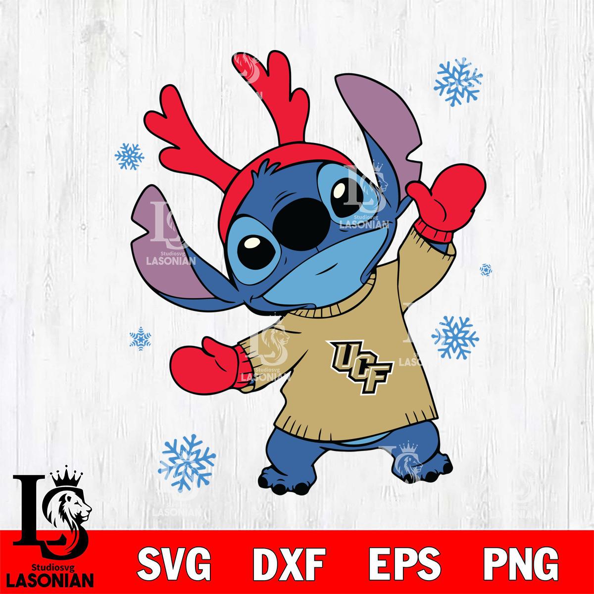 UCF Knights Stitch Santa Christmas – lasoniansvg