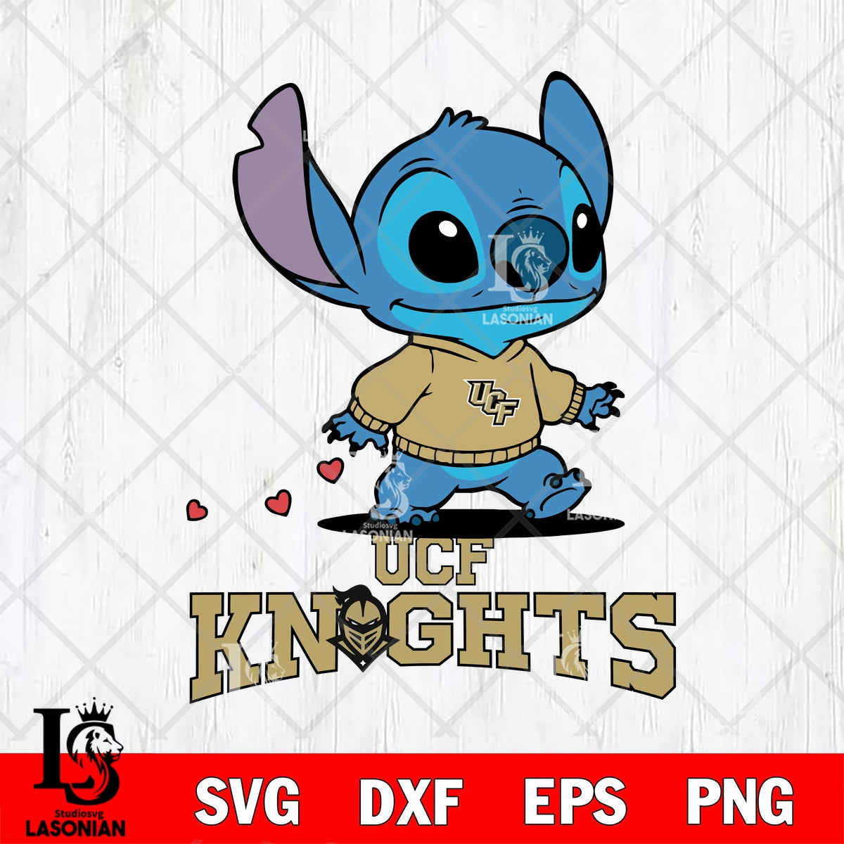 UCF Knights Stitch walking cartoon File cut , Football Criucut ...