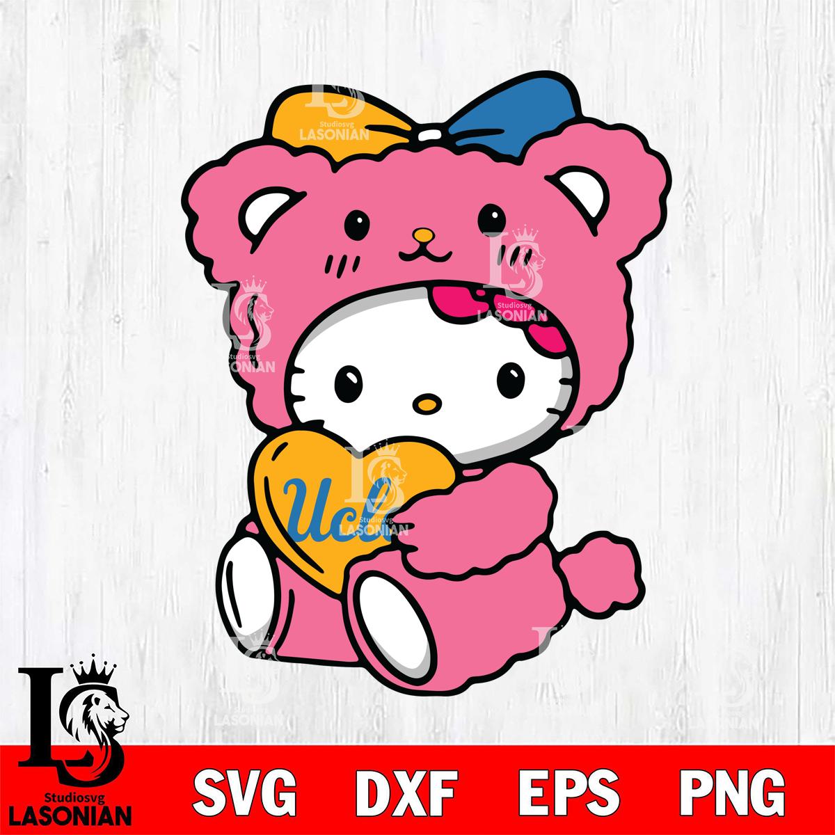UCLA Bruins Cute Hello Kitty 3 – lasoniansvg