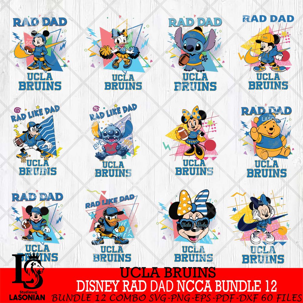 UCLA Bruins Disney Rad Dad NCAA Bundle 12 – lasoniansvg