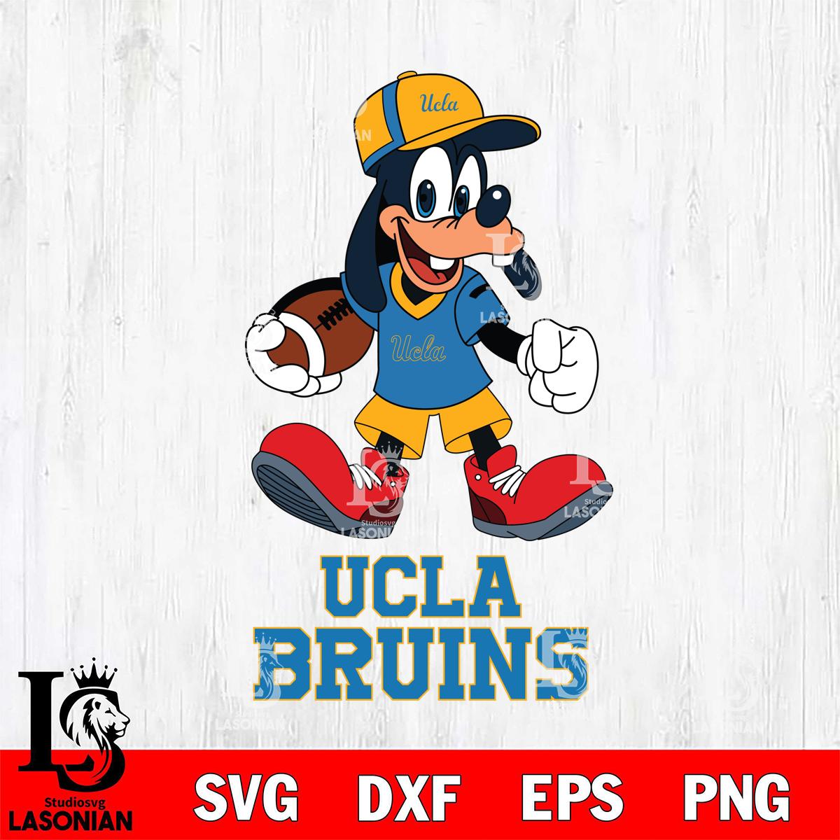 UCLA Bruins Goofy Football Player – lasoniansvg