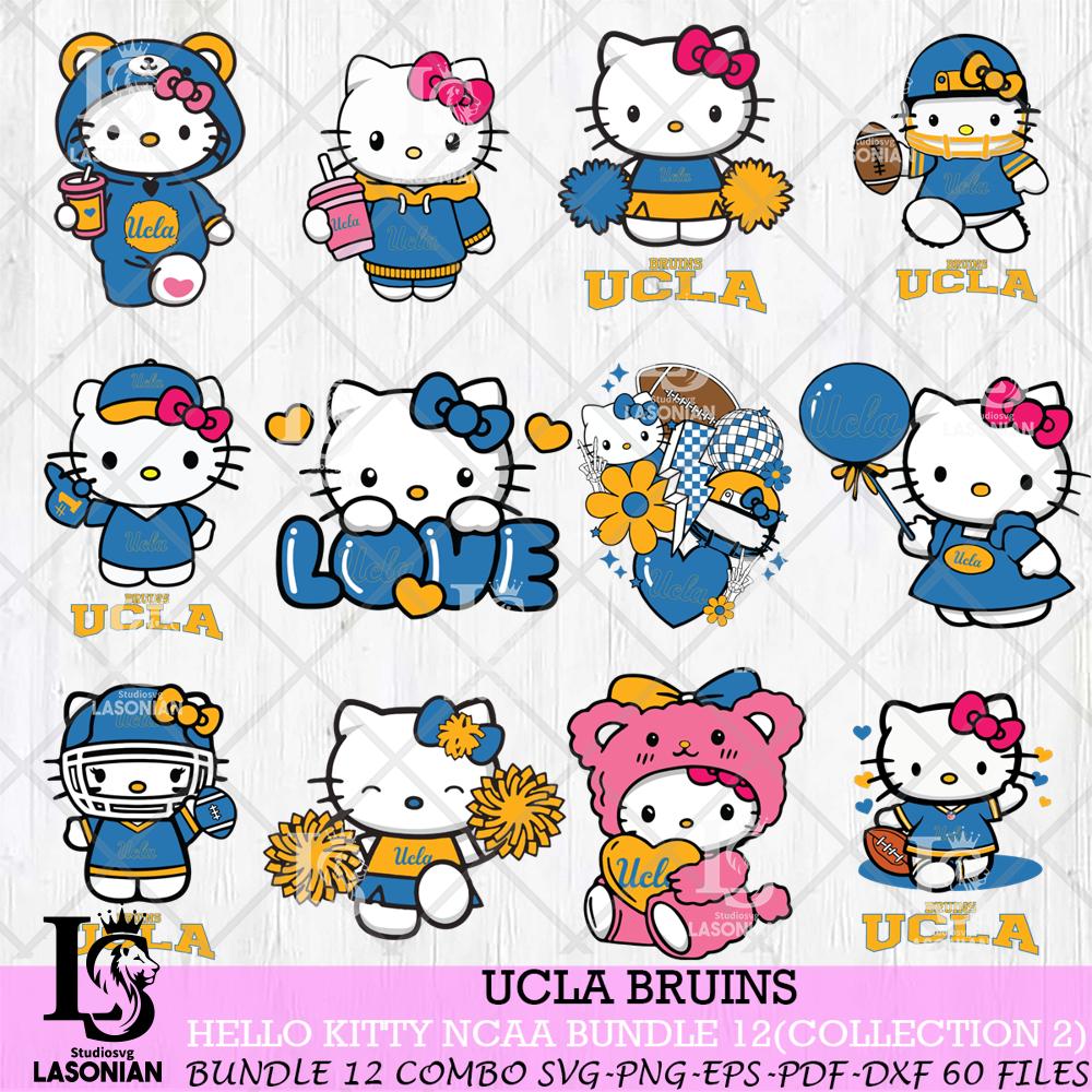 UCLA Bruins Hello Kitty Bundle 12 SVG – lasoniansvg