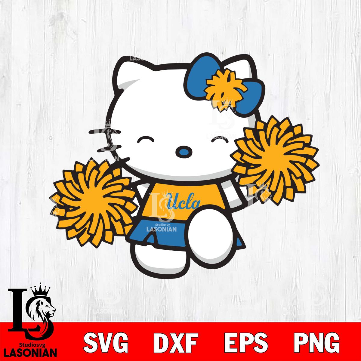 UCLA Bruins Hello Kitty Cheerleader – lasoniansvg