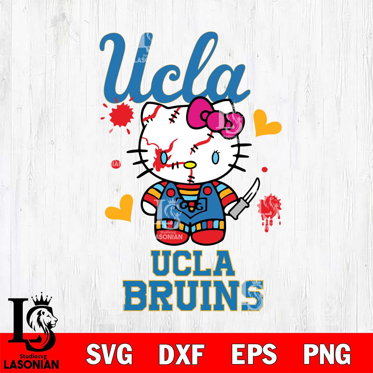 UCLA Bruins Hello Kitty Horror 2 – lasoniansvg