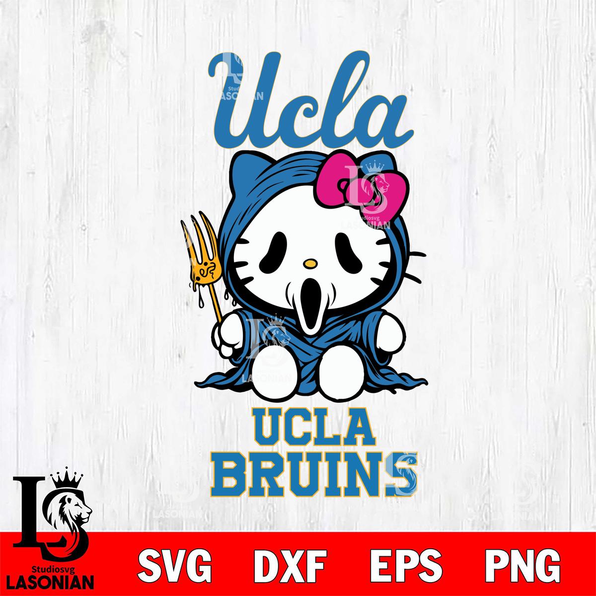 UCLA Bruins Hello Kitty Horror 4 – lasoniansvg