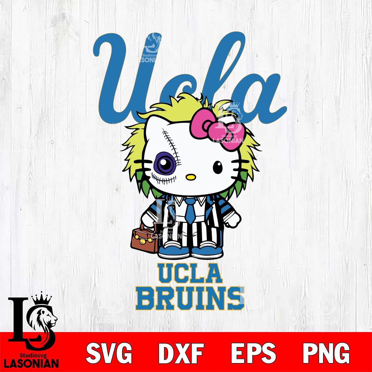 UCLA Bruins Hello Kitty Horror 8 – lasoniansvg