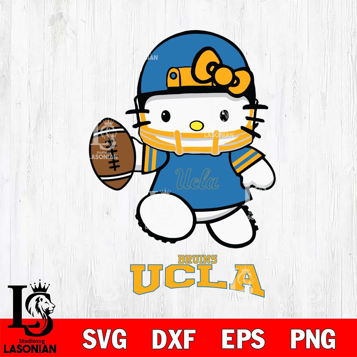 UCLA Bruins Hello Kitty NCAA 4 – lasoniansvg