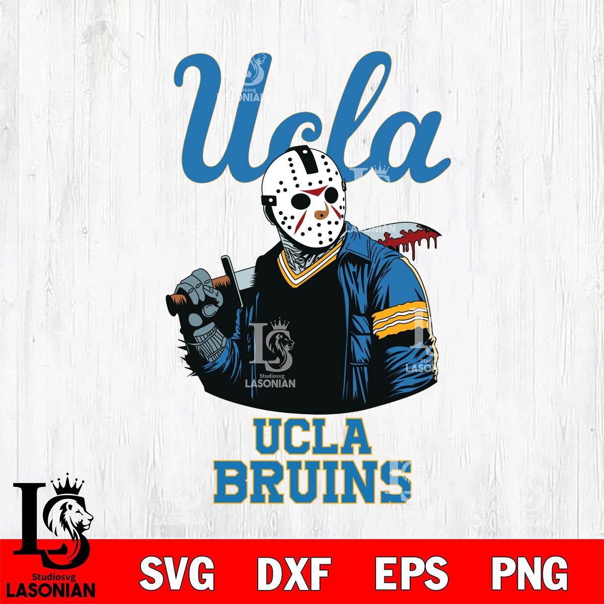 UCLA Bruins Jason Voorhees 10 – lasoniansvg