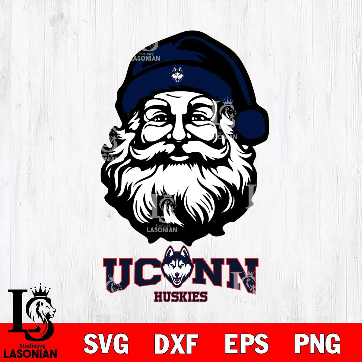 UConn Huskies Santa Claus Christmas – lasoniansvg