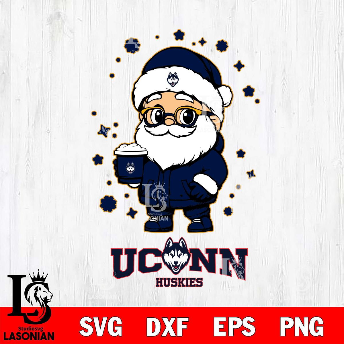 UConn Huskies Santa Claus Coffe – lasoniansvg