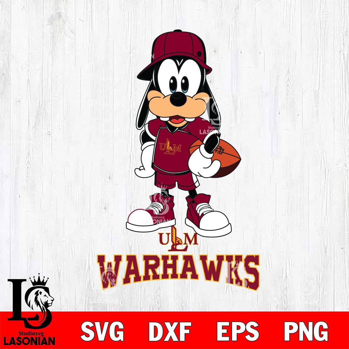 UL Monroe Warhawks Goofy rugby – lasoniansvg