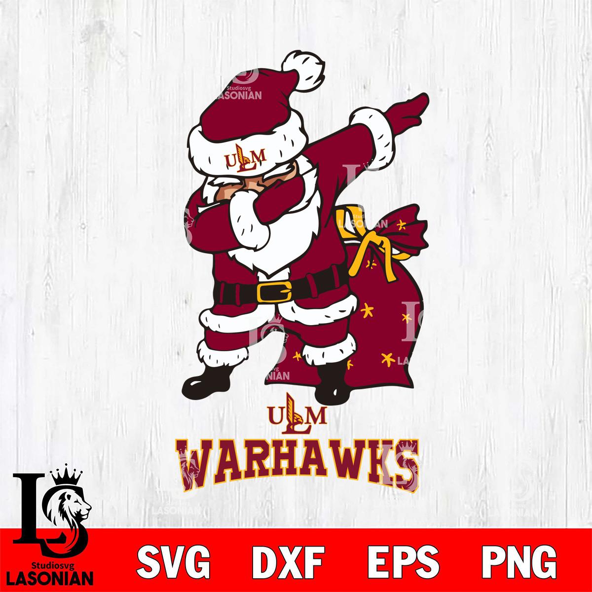 UL Monroe Warhawks Santa Claus Ugly – lasoniansvg