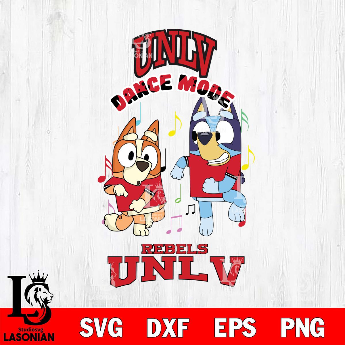 UNLV Rebels Bluey Bingo Dance Mode – lasoniansvg