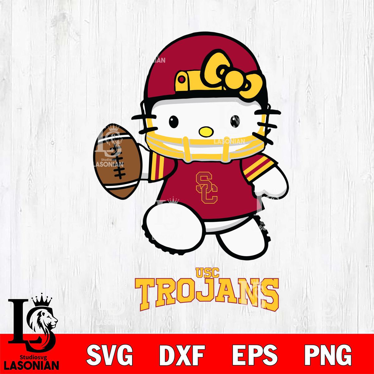 USC Trojans Hello Kitty NCAA 4 – lasoniansvg
