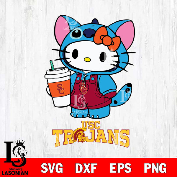USC Trojans Hello Kitty Stitch – lasoniansvg