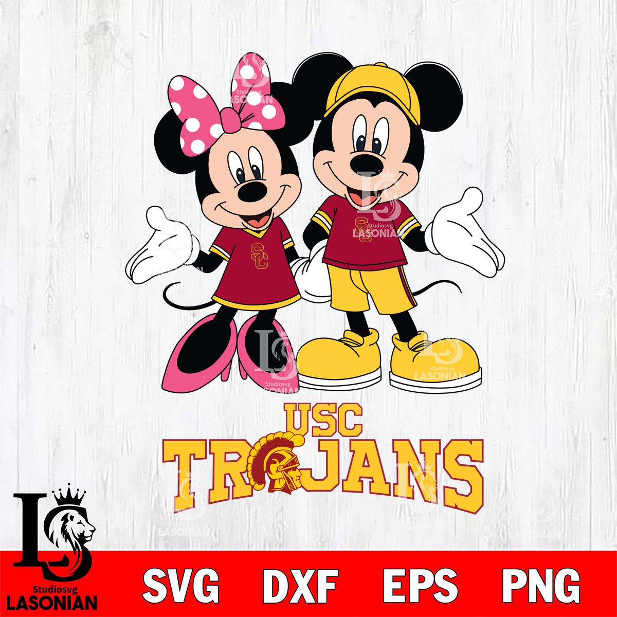 USC Trojans Mickey Minnie Mouse Sport – lasoniansvg