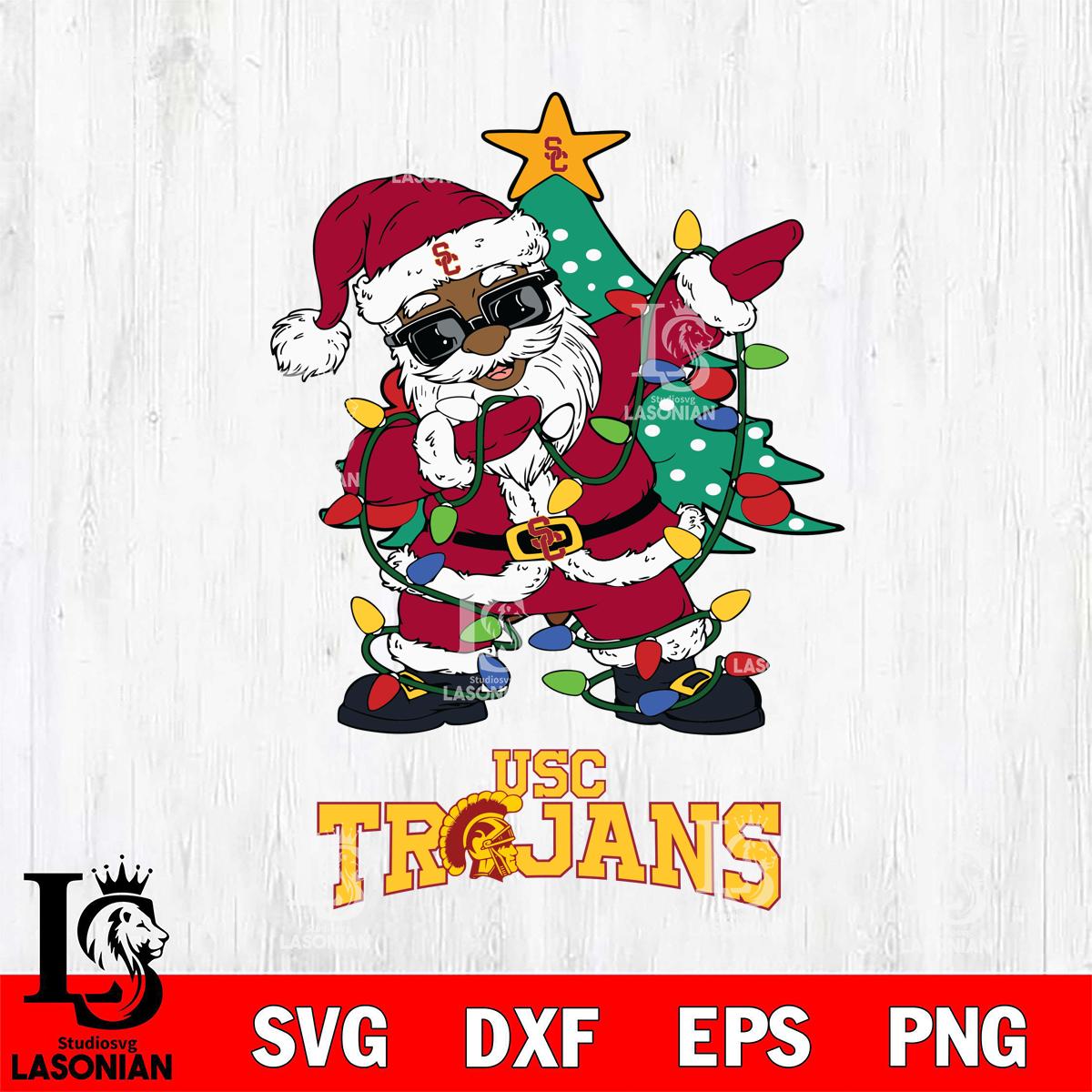 USC Trojans Santa Claus Ugly Christmas – lasoniansvg