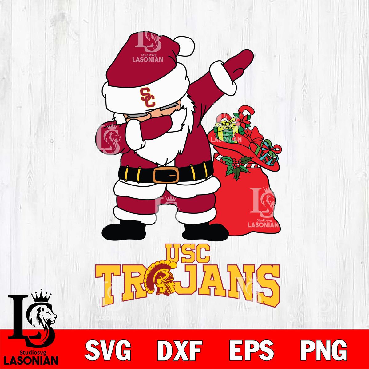 USC Trojans Santa Dabbing Christmas – lasoniansvg