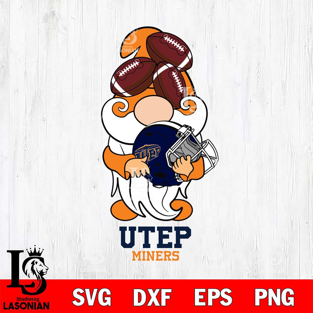 UTEP Miners Gnomes Helmet – lasoniansvg