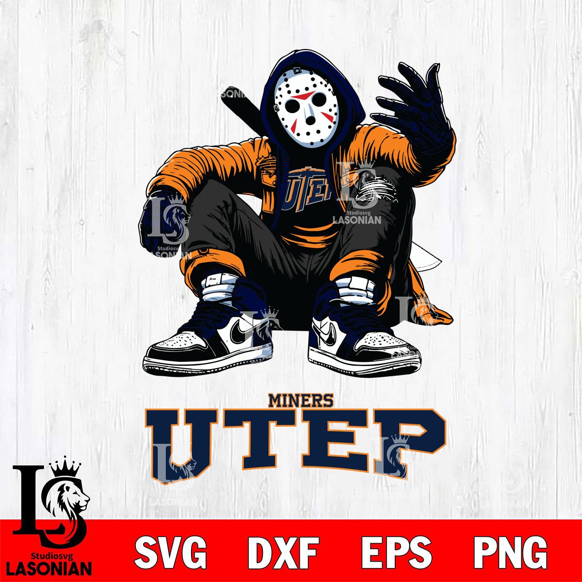 UTEP Miners Jason Voorhees Halloween SVG – lasoniansvg