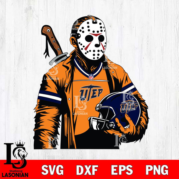 UTEP Miners Jason Voorhees Horror 2 – lasoniansvg
