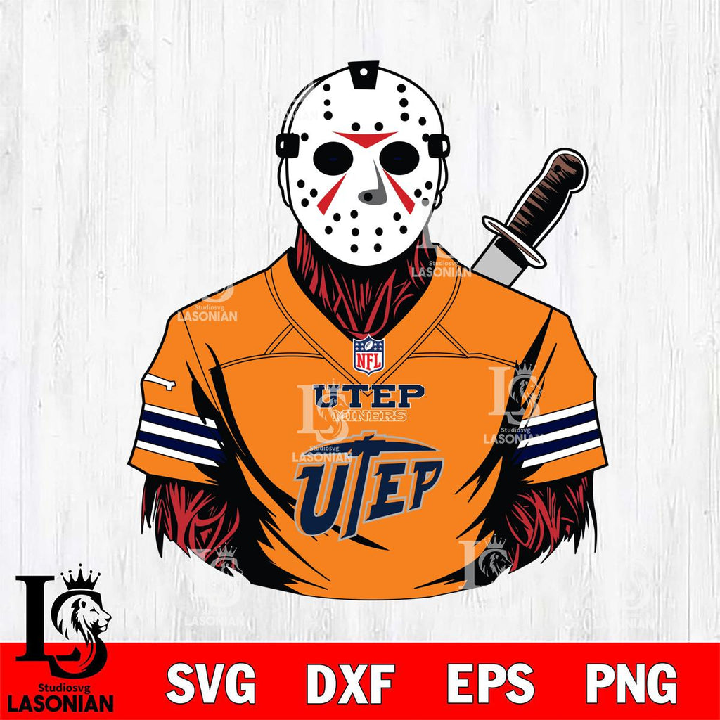 UTEP Miners Jason Voorhees Horror 4 – lasoniansvg