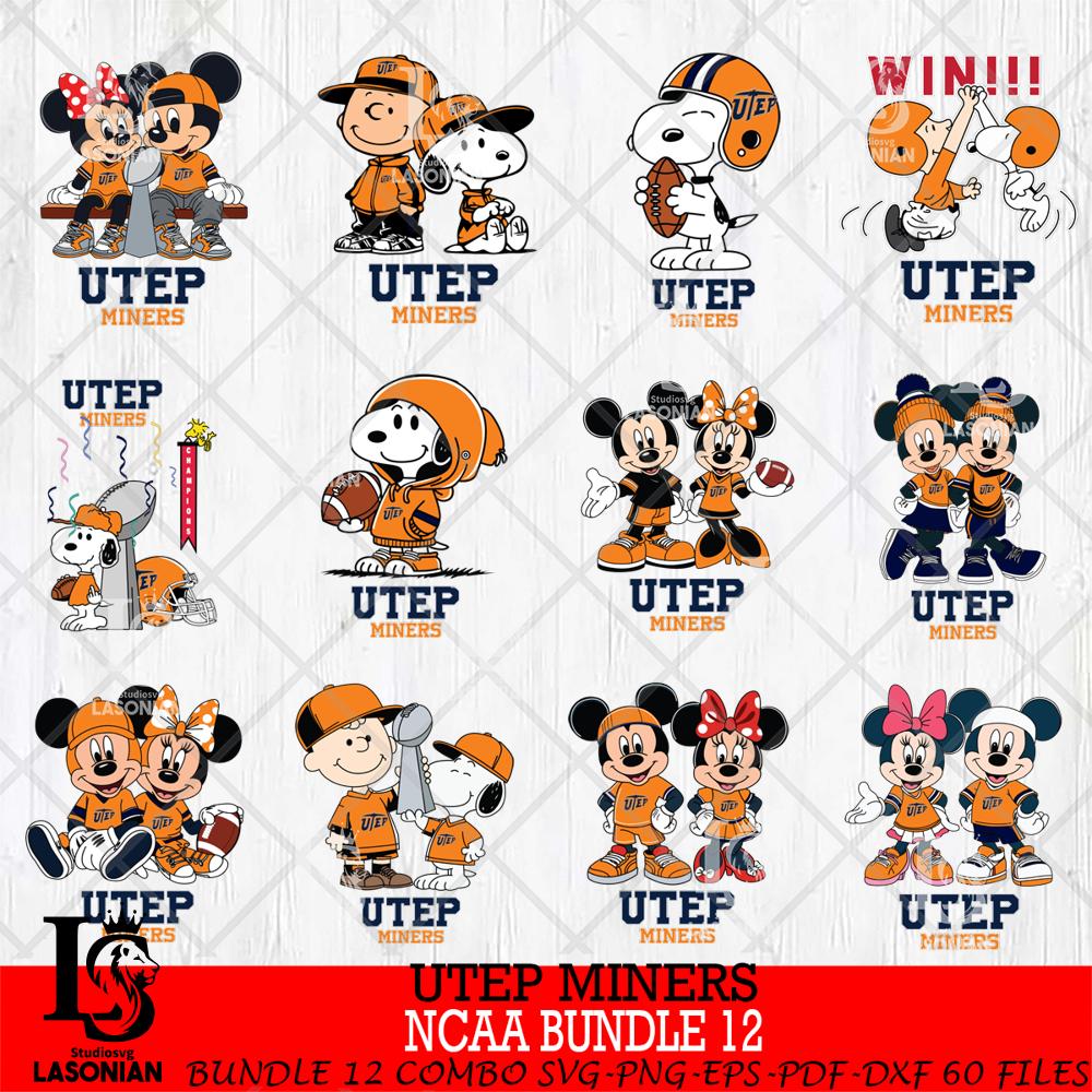 UTEP Miners NCAA Bundle 12 – lasoniansvg