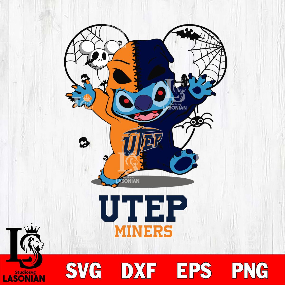 UTEP Miners Stitch Horror Halloween 2 – lasoniansvg