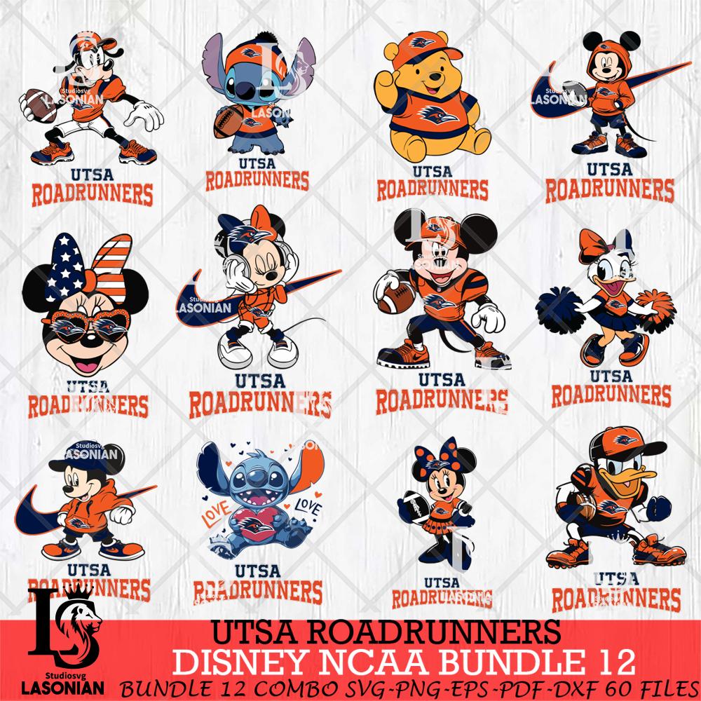 UTSA Roadrunners Disney NCAA Bundle Svg PNG 12 – lasoniansvg
